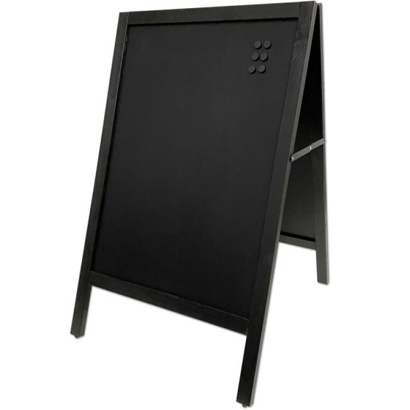 Cafe A-skilt / gadeskilt i mørkt bøgetræ | ShopSign®