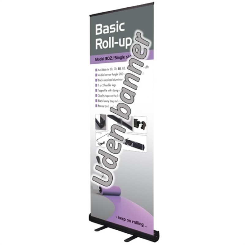 Basic sort rollup fra kun 229,- ShopSign®.dk